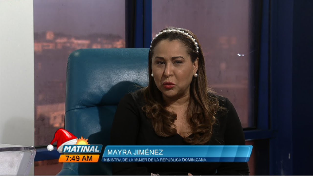 Mayra Jiménez, Ministra de la Mujer de República Dominicana - YouTube