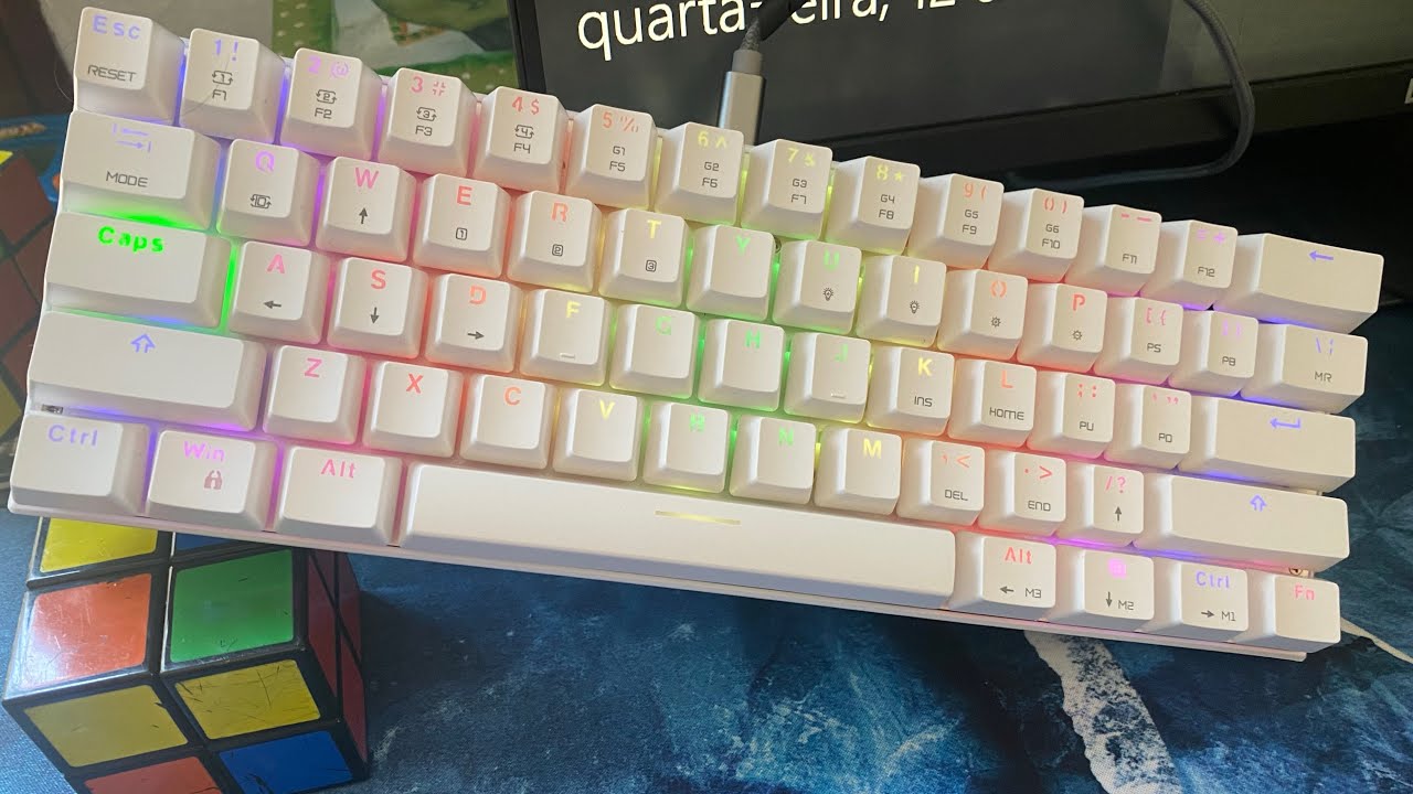 REVIEW E UNBOXING DO TECLADO CK62 BOM DE MAIS PRA SER VERDADE ...