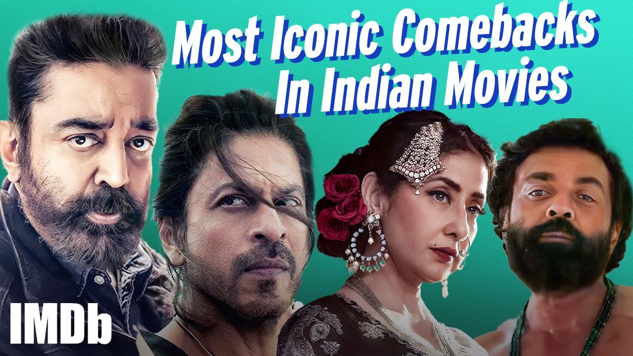 Most Iconic Comebacks in Indian Movies | Shah Rukh Khan, Kamal Haasan, Aamir khan | IMDb - YouTube