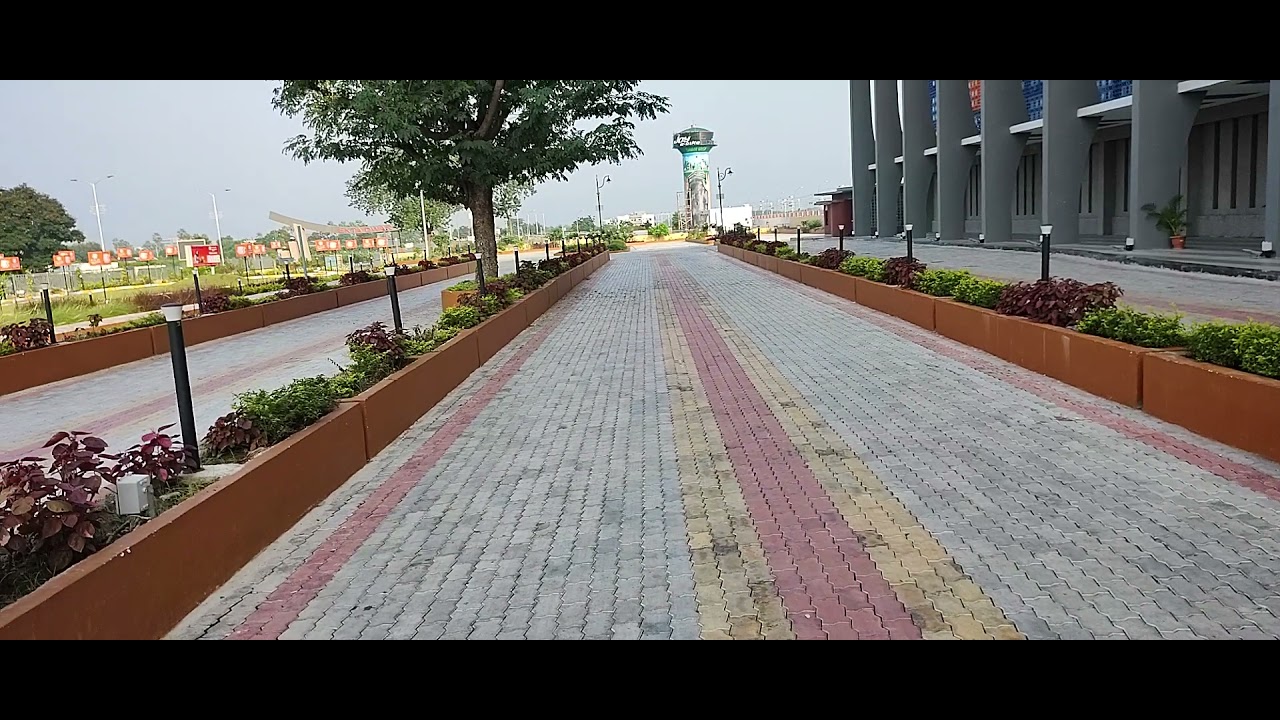 Kevadia station which goes to Statue of Unity - YouTube