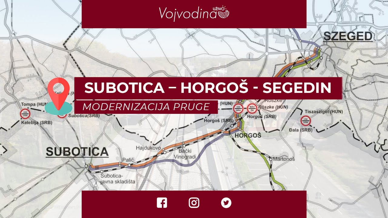 Modernizacija pruge Subotica – Horgoš – državna granica – Segedin - YouTube
