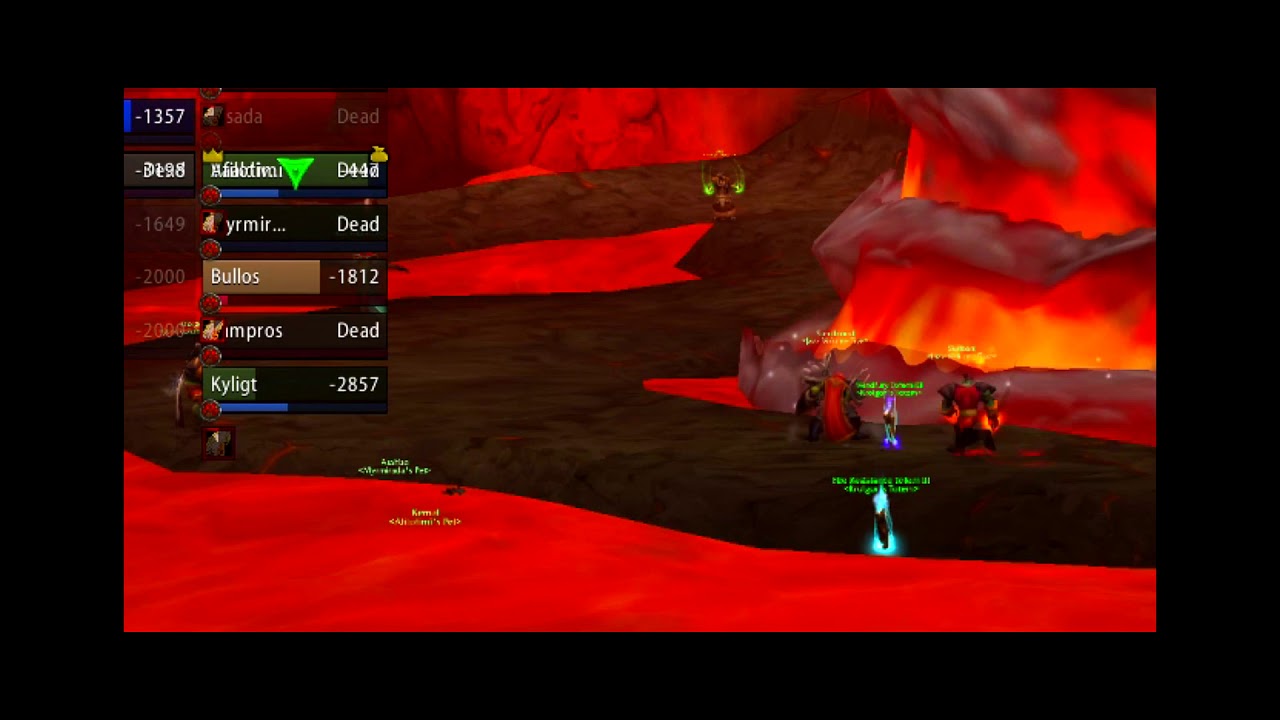 Ragnaros funny moment "Shit someone knocked me" WoW Classic Hunter PoV ...