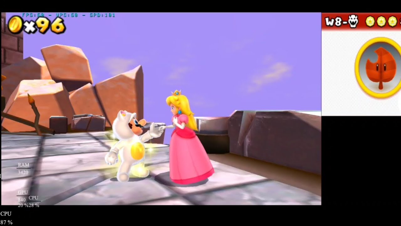Super Mario 3D Land Android CitraMMJ 3ds Test Xiaomi11T Pro 12/256 ...