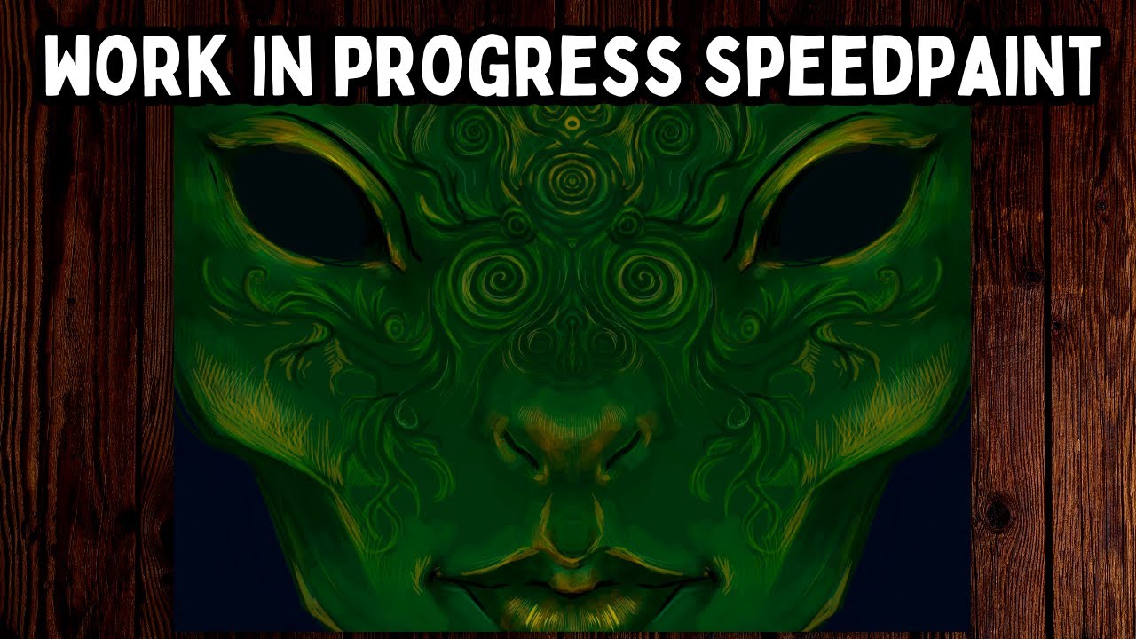 Druid from Another World? | Alien Painting Work in Progress - YouTube
