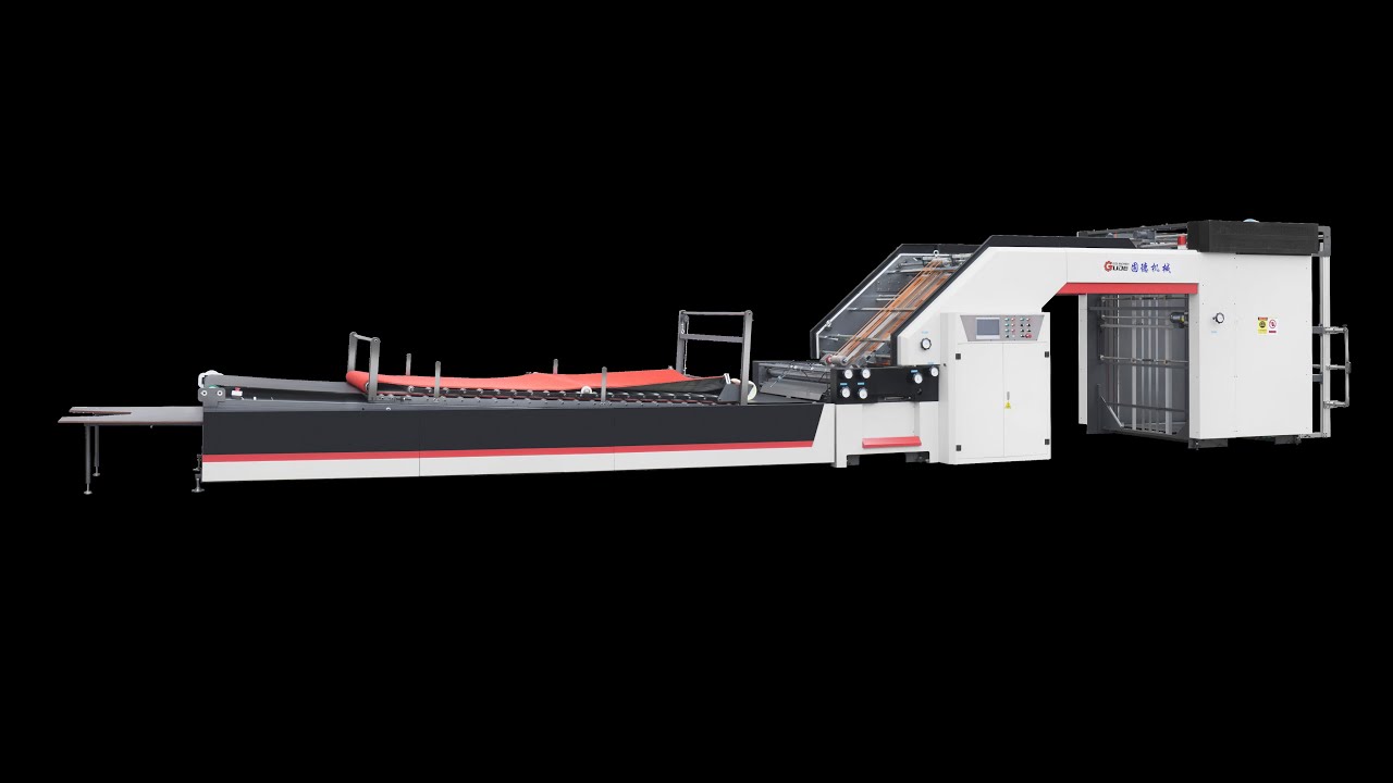 Automatic intelligent high speed flute laminating machine(Servo) - YouTube