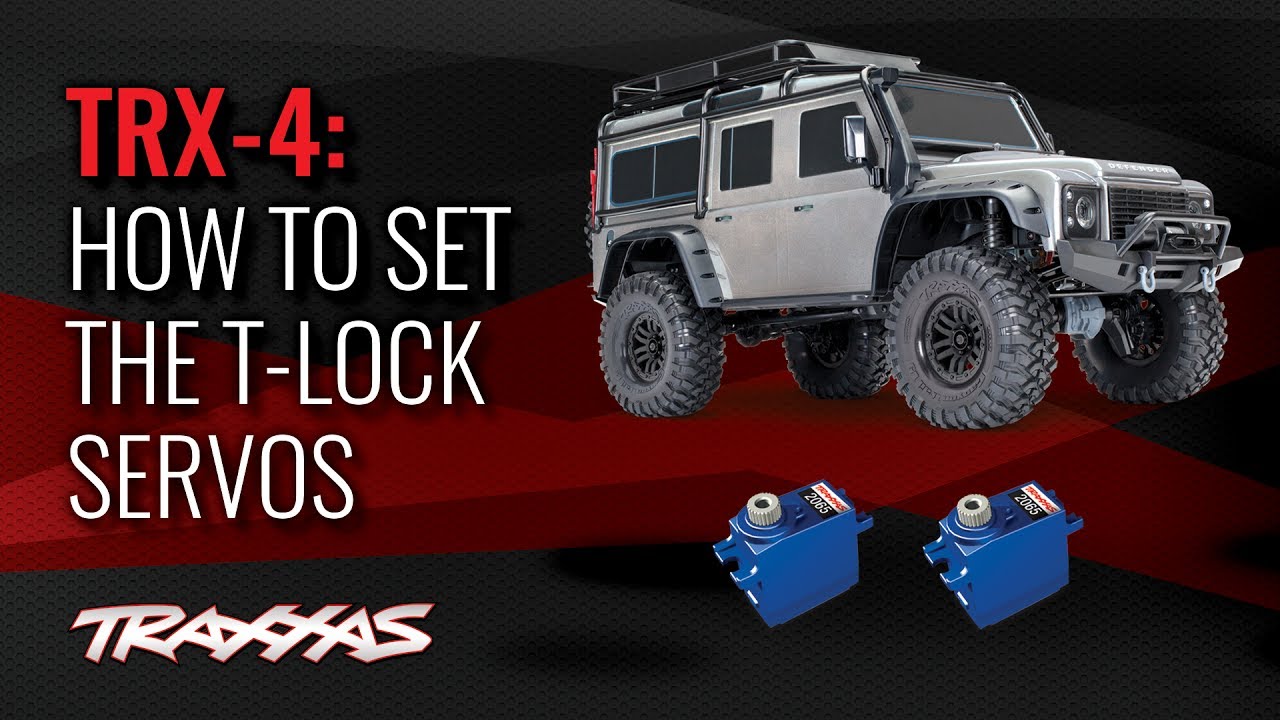How to Set the T-Lock Servos | Traxxas TRX-4 - YouTube