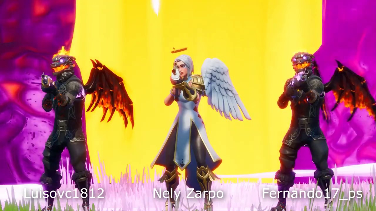 Fortnite: Dance Battle - Angel vs. Demon | #LachysFS - YouTube