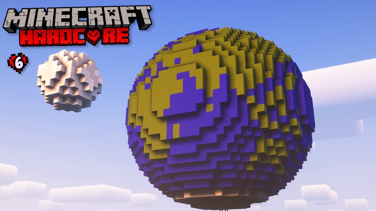 I Built The Planet In Minecraft Hardcore - YouTube