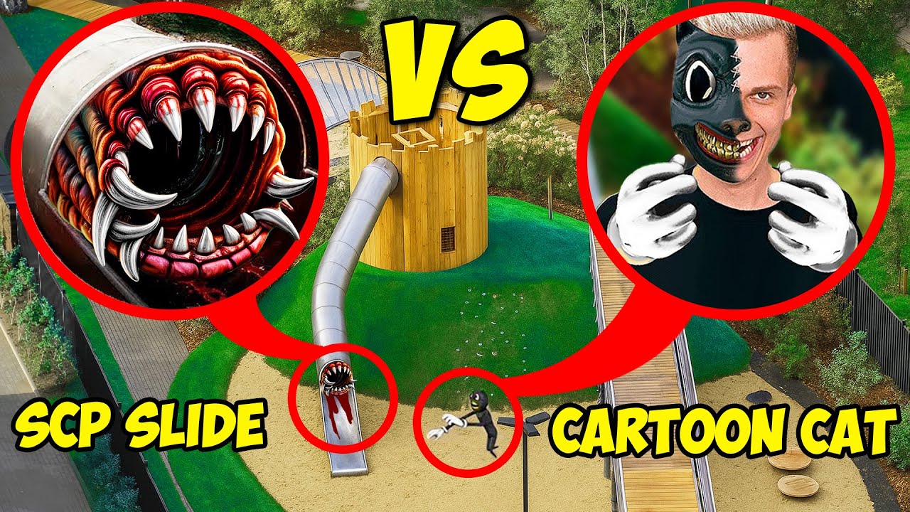SCP RUTSCHE vs CARTOON CAT Bruno! HORROR RUTSCHE SCP es gegessen hat ...