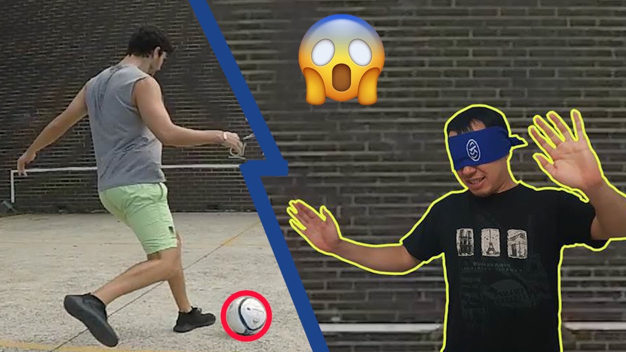 (JUEGO) CIEGOS al Paredón FUSILADO con pelotas de futbol (Batalla Kev 1 ...