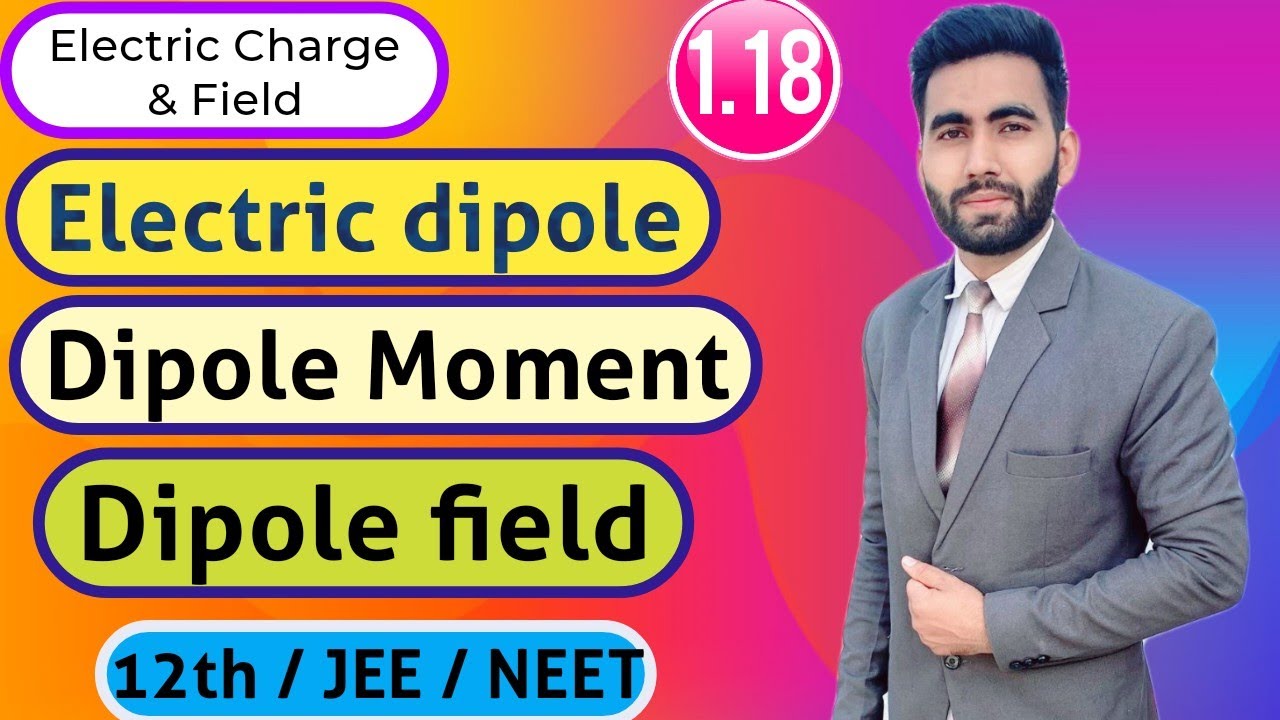 1.18 : Electric dipole || Dipole moment || Dipole field || Class 12th ...