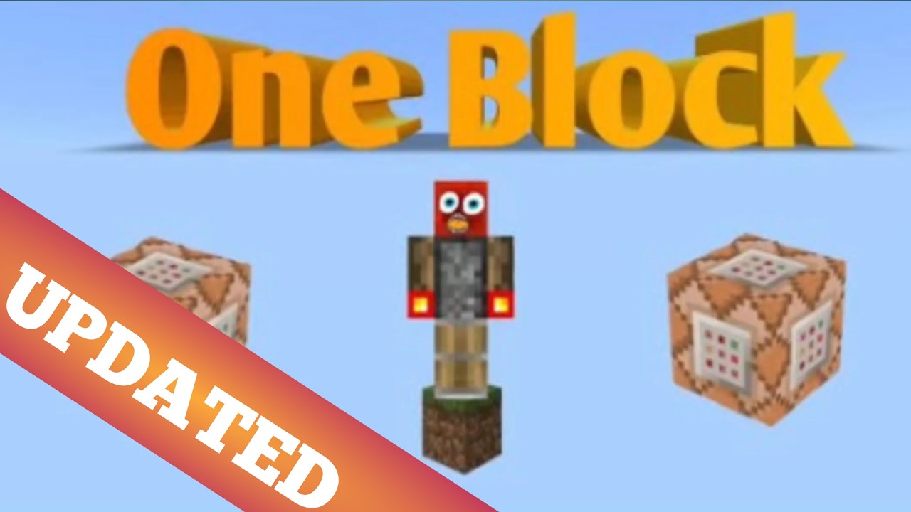 How to make your own one block in minecraft - YouTube