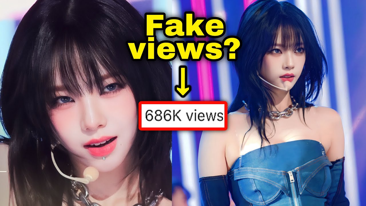 Karina fans accused of buying views on fancam #kpop - YouTube