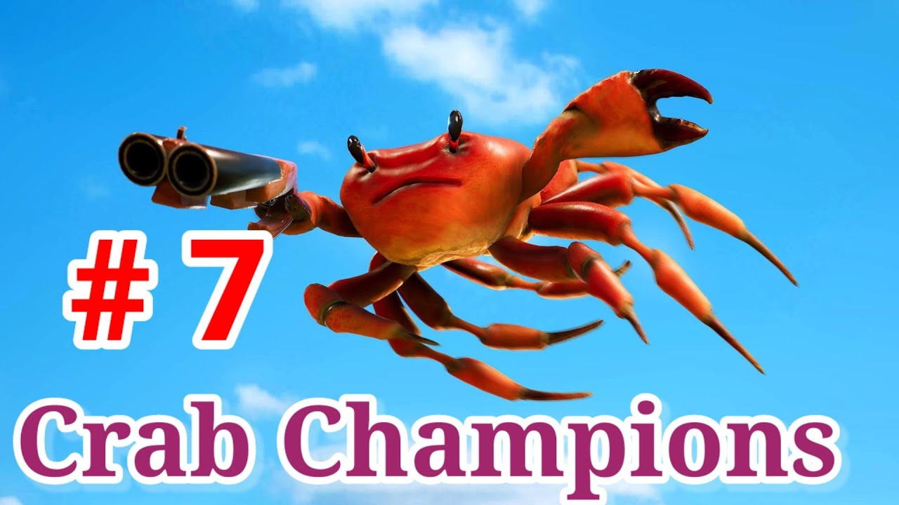 Flying heads are attacking in the game "Crab Champions" - YouTube