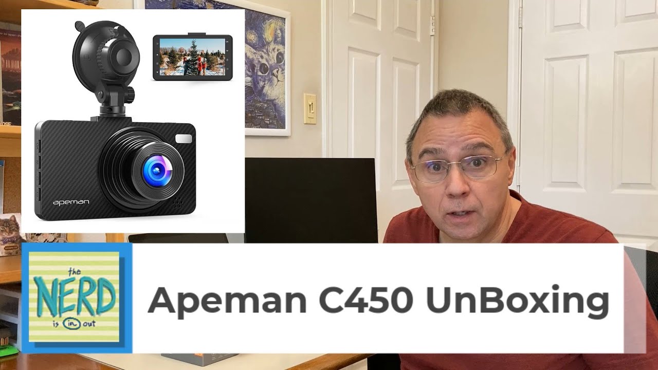 Apeman C450 Dash Cam Unboxing - YouTube