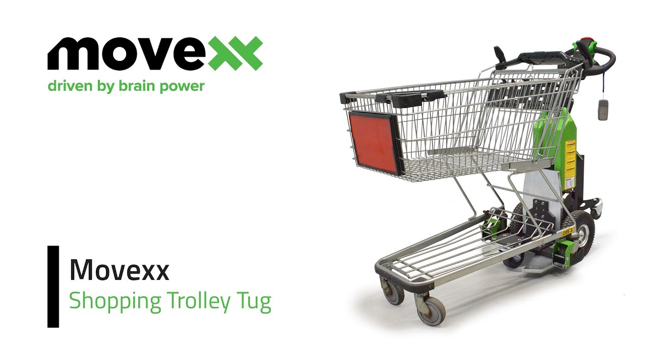 Movexx - Shopping Trolley Tug - YouTube