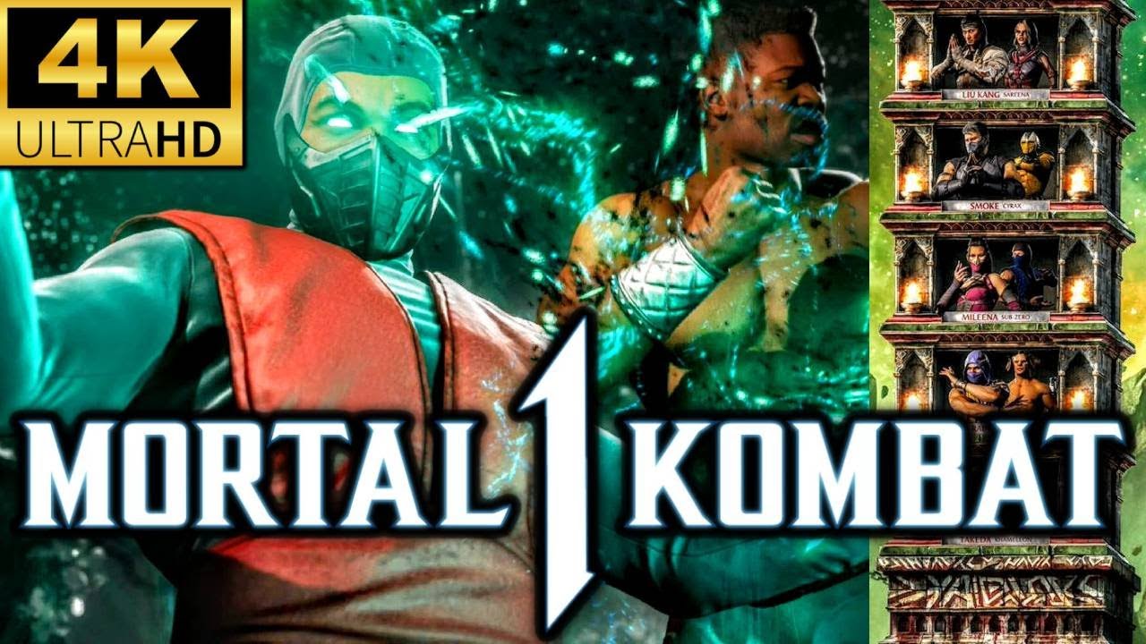 MK1 *1995 ERMAC* KLASSIC TOWER GAMEPLAY!! (JAX AS KAMEO) 4K 60 FPS ...