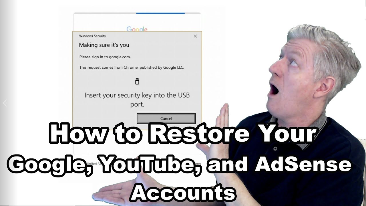 How to recover your Google, YouTube, and AdSense Accounts if your 2step ...