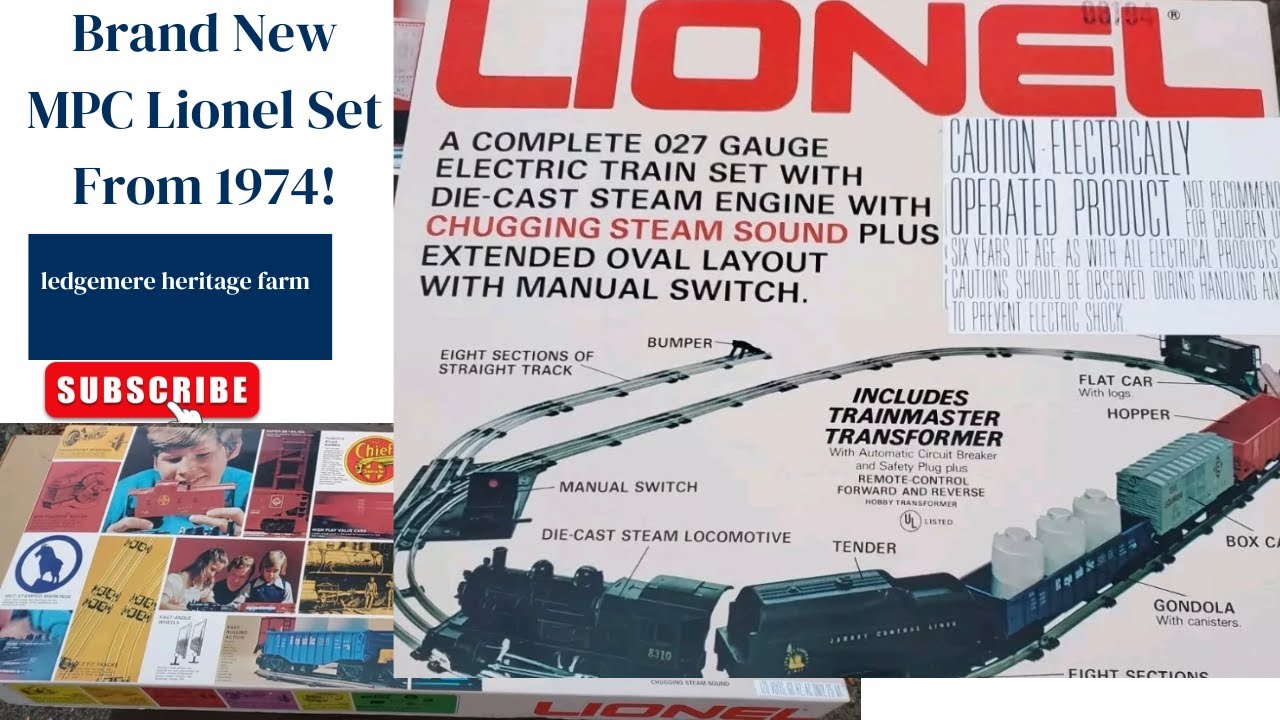 Lionel 6-08194 The Chief Train Set From The 1974 Sears Wish Book - YouTube