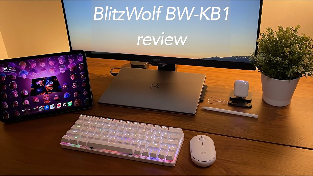 Blitzwolf BW-KB1 keyboard Red switches - unboxing, review & tips! - YouTube
