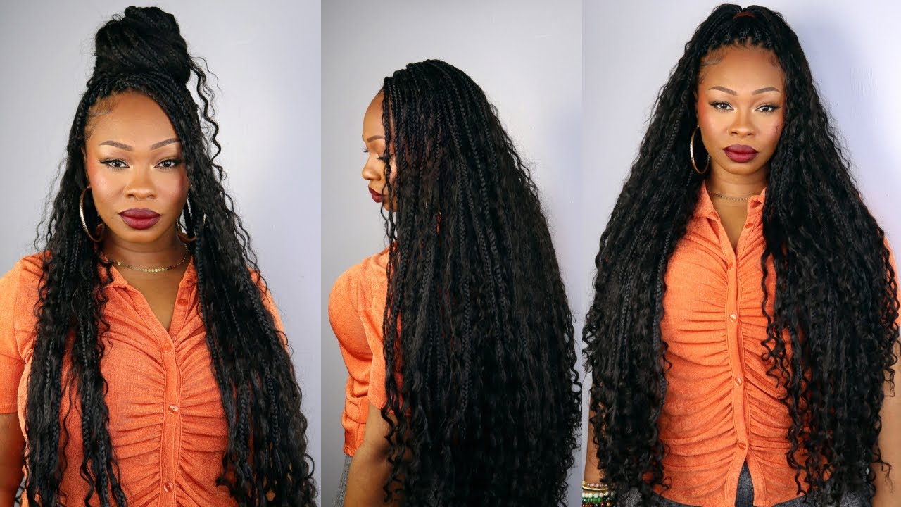 Save $700 Doing 30 Inches Crochet Boho Braids From Eayon Hair - YouTube