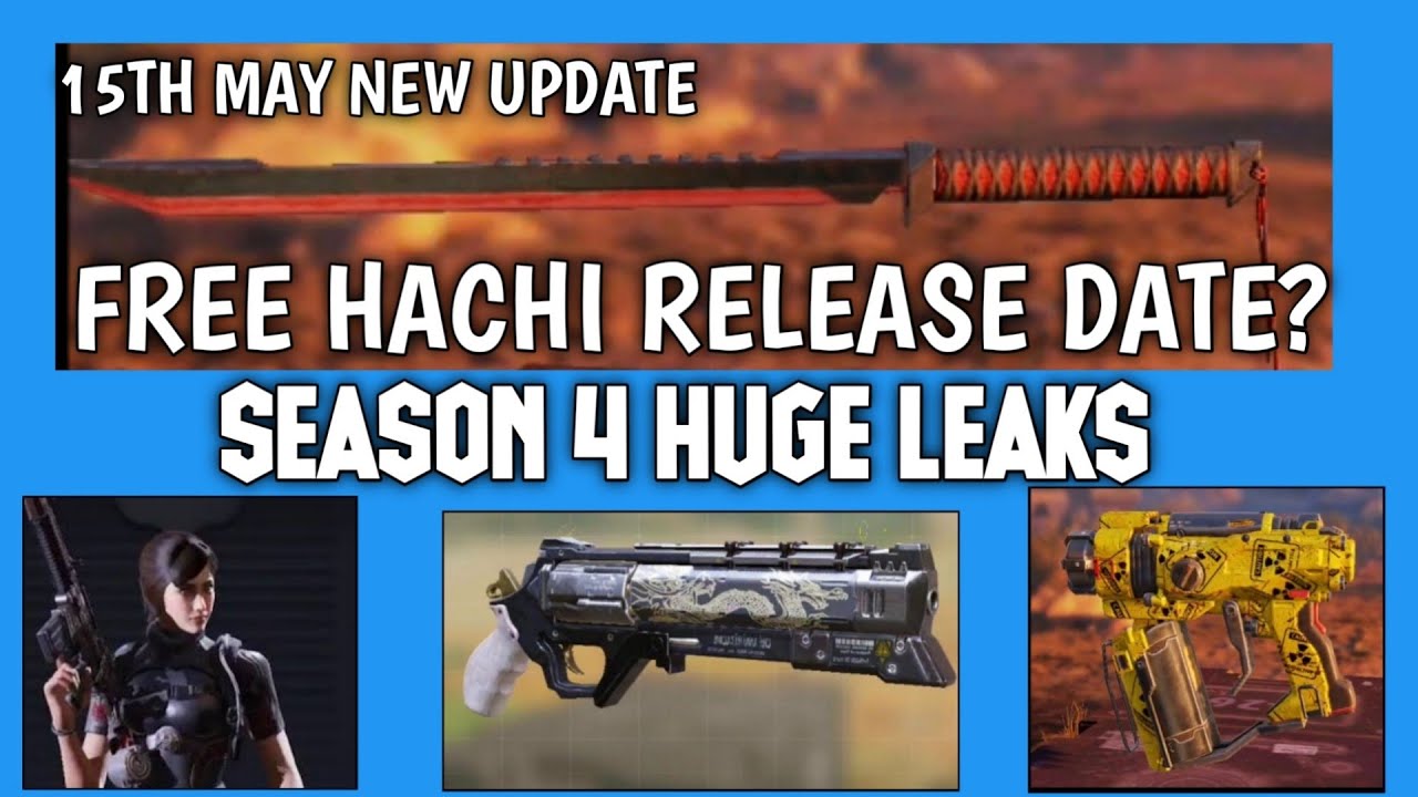 FREE HACHI RELEASE DATE SEASON 4 HUGE LEAKS MAY AND JUNE 2021 WEAPON ...