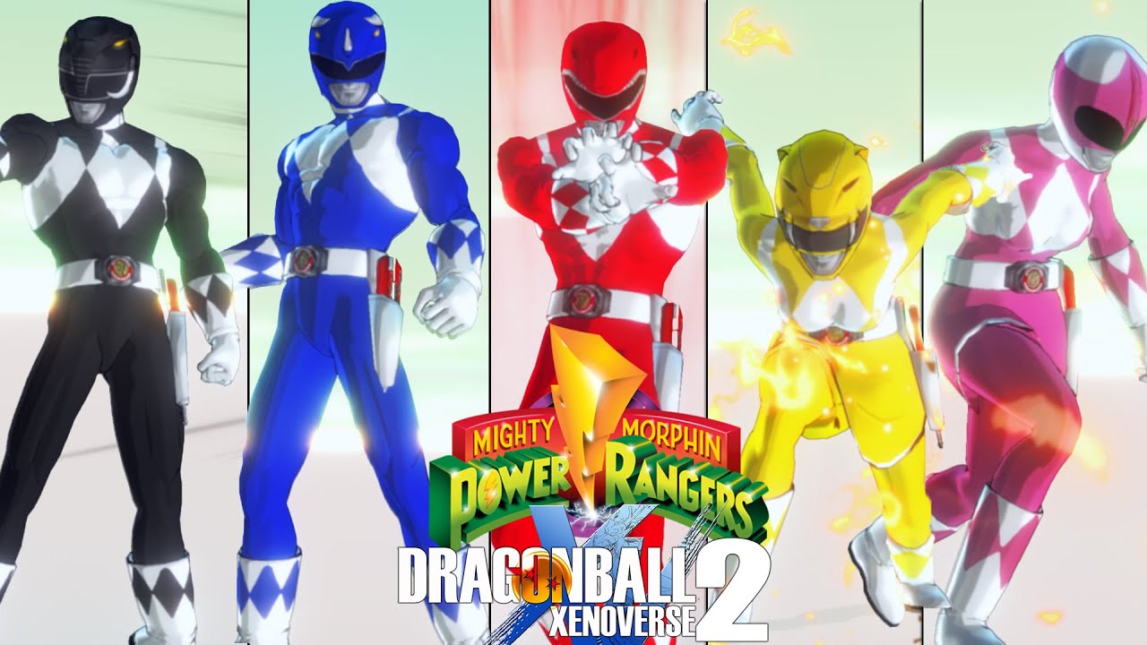 Mighty Morphin Power Rangers - Dragon Ball Xenoverse 2 [MOD] - YouTube