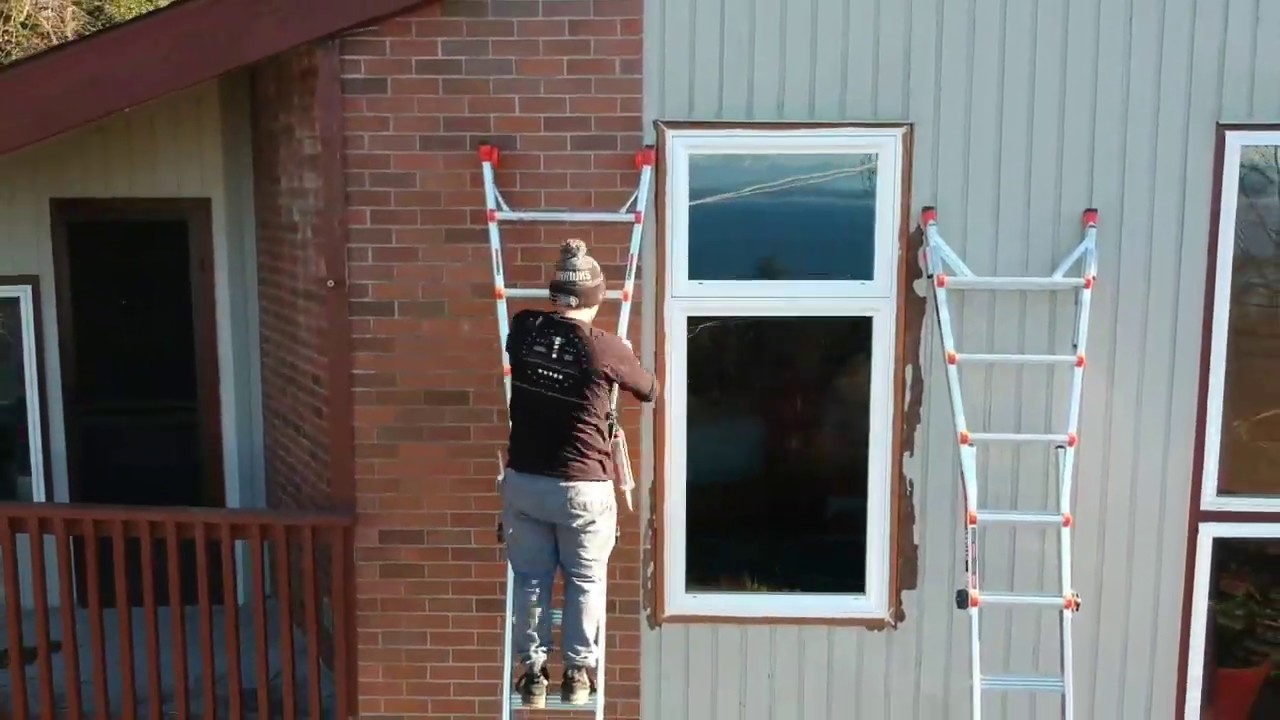 West Seattle New Vinyl Window Installation 1 Time Lapse - YouTube