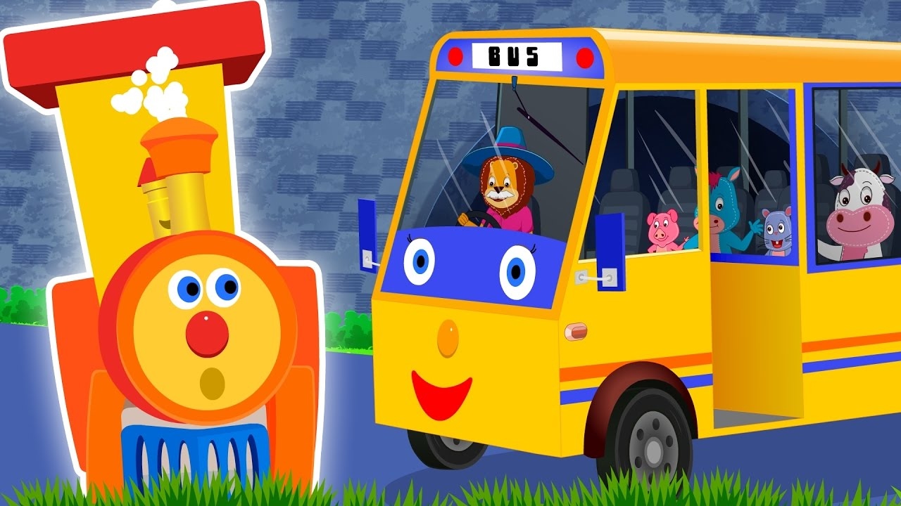 Ben The Train | Wheel On The Bus | Nursrey Rhymes Songs For Childrens ...