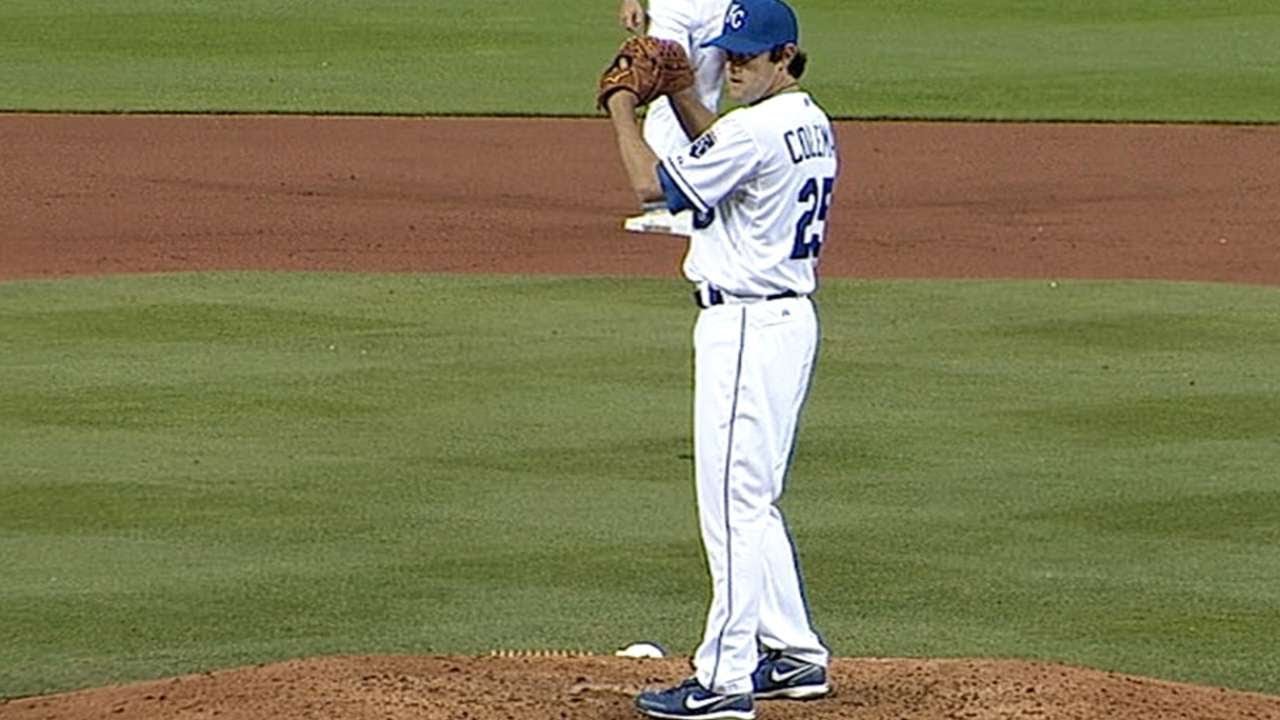 BAL@KC: Coleman pitches perfect frame in Royals debut - YouTube
