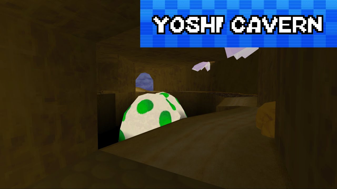 MKDS Custom Track: Yoshi Cavern (Version 3) - YouTube