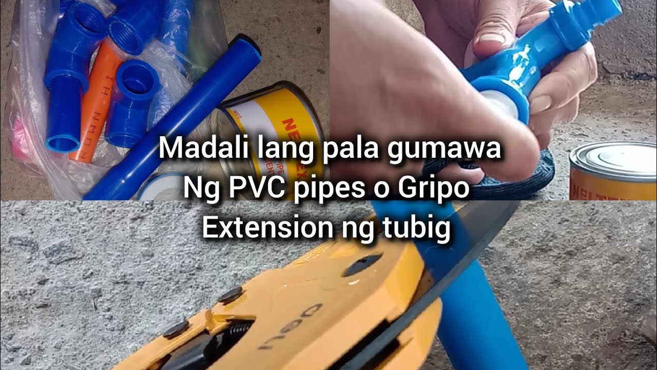 madali lang pala gumawa ng tubo or Gripo extension para sa tubig /paano ...