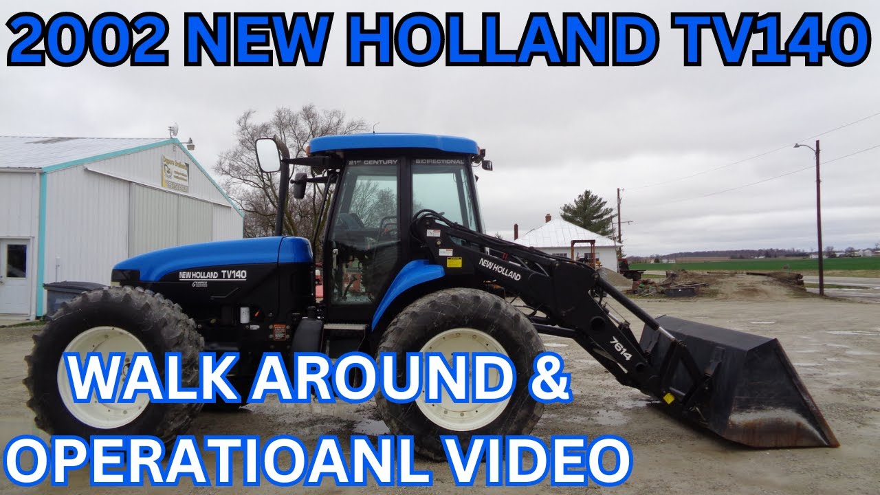 2002 New Holland TV140 Walk Around & Operational Video $85,900 - YouTube