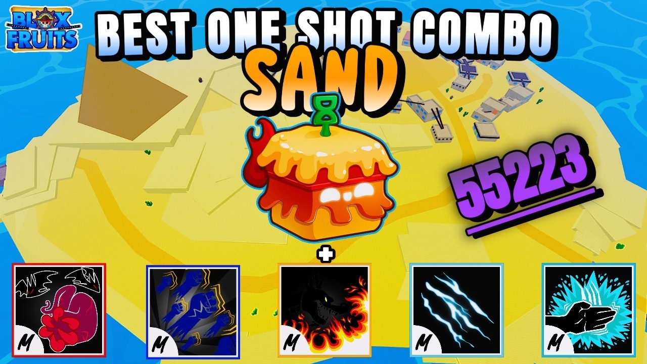 SAND Combo With Best Melee in Blox Fruits - YouTube