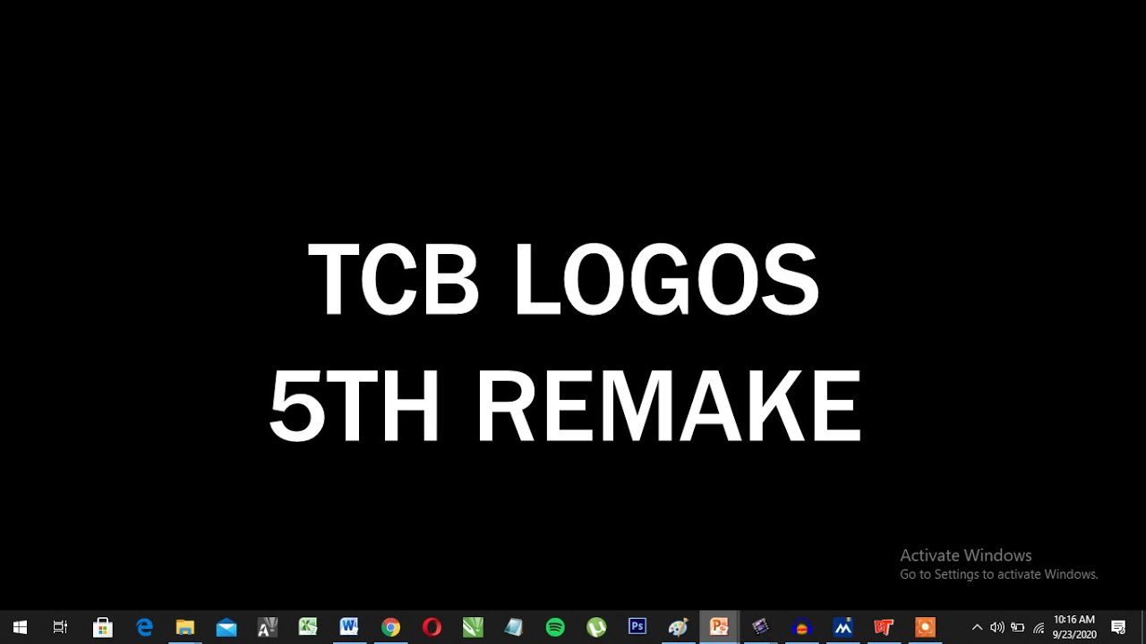 TCB Logos - 5th Remake - YouTube