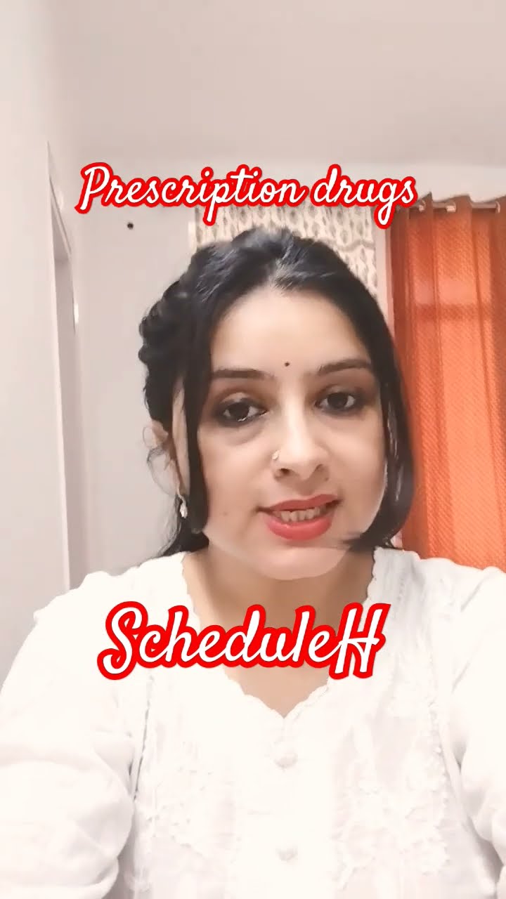 Schedule H ||prescription drugs pharmaceutical jurisprudence#drugs and ...