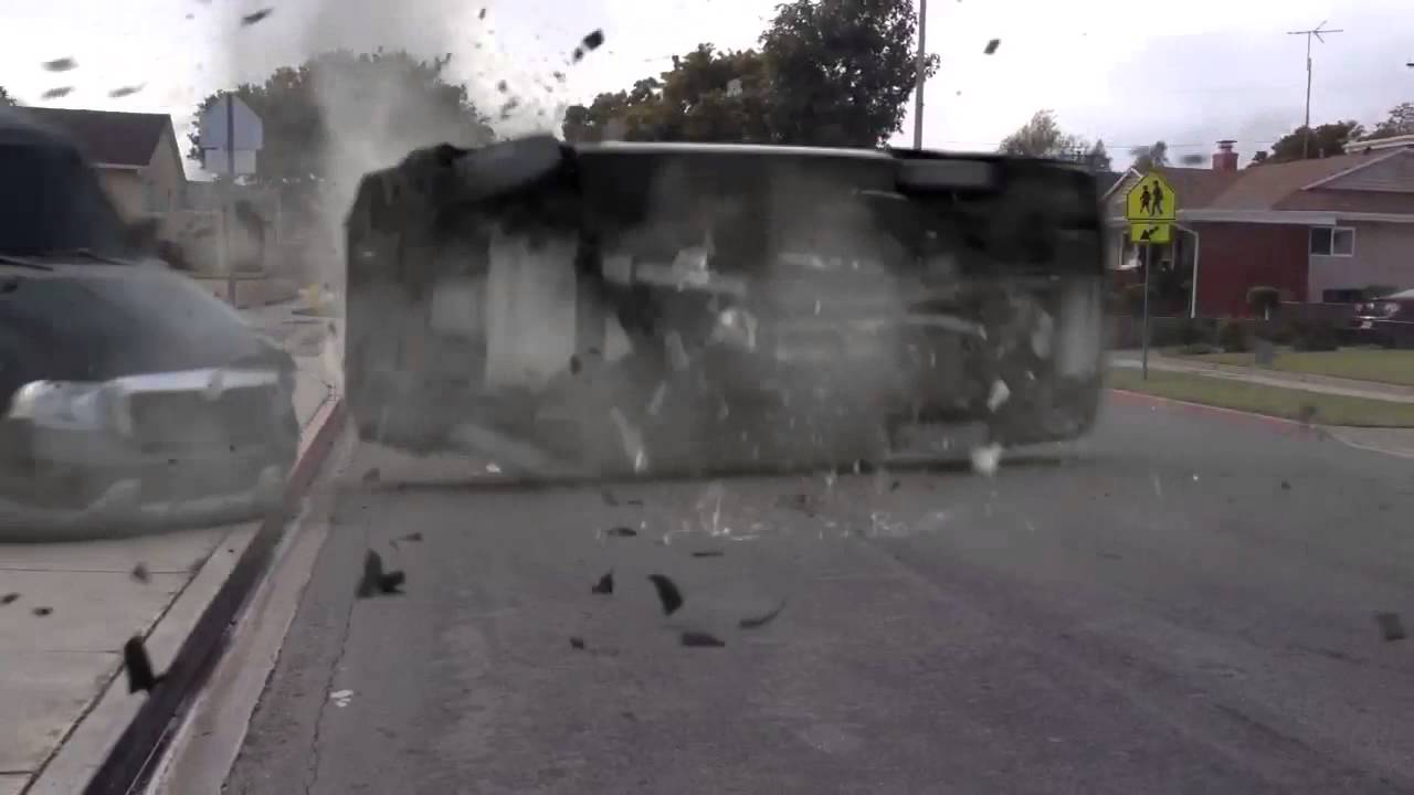 Cop Car crash (SPECIAL FX) - YouTube