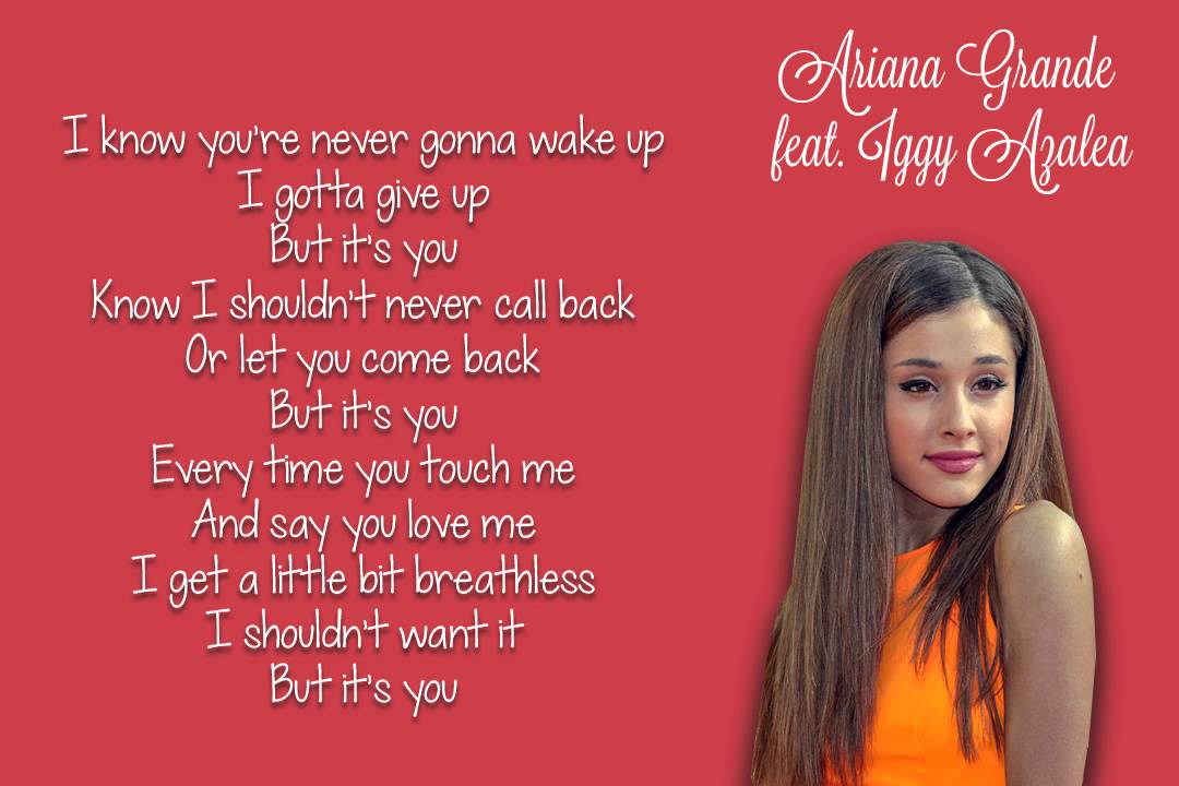 Ariana Grande - Problem Lyrics - YouTube