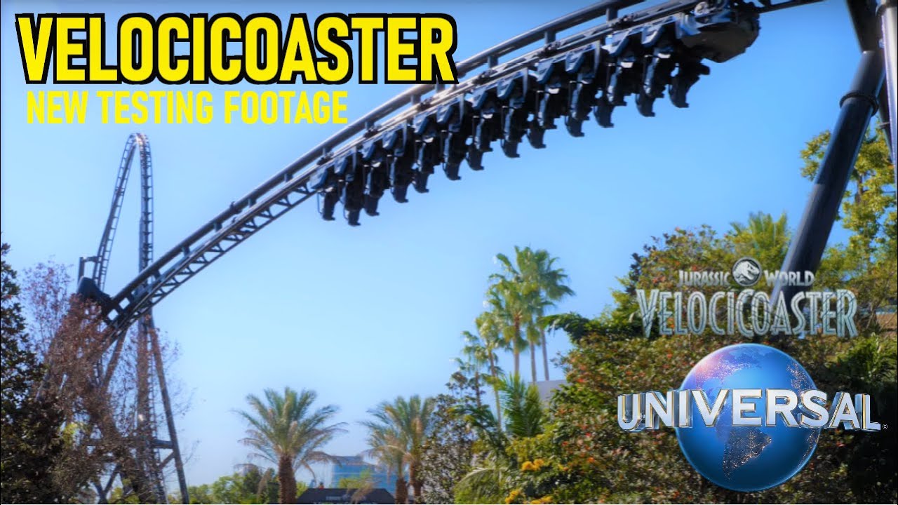 VelociCoaster Testing - New Bridge Views, Universal Islands of ...