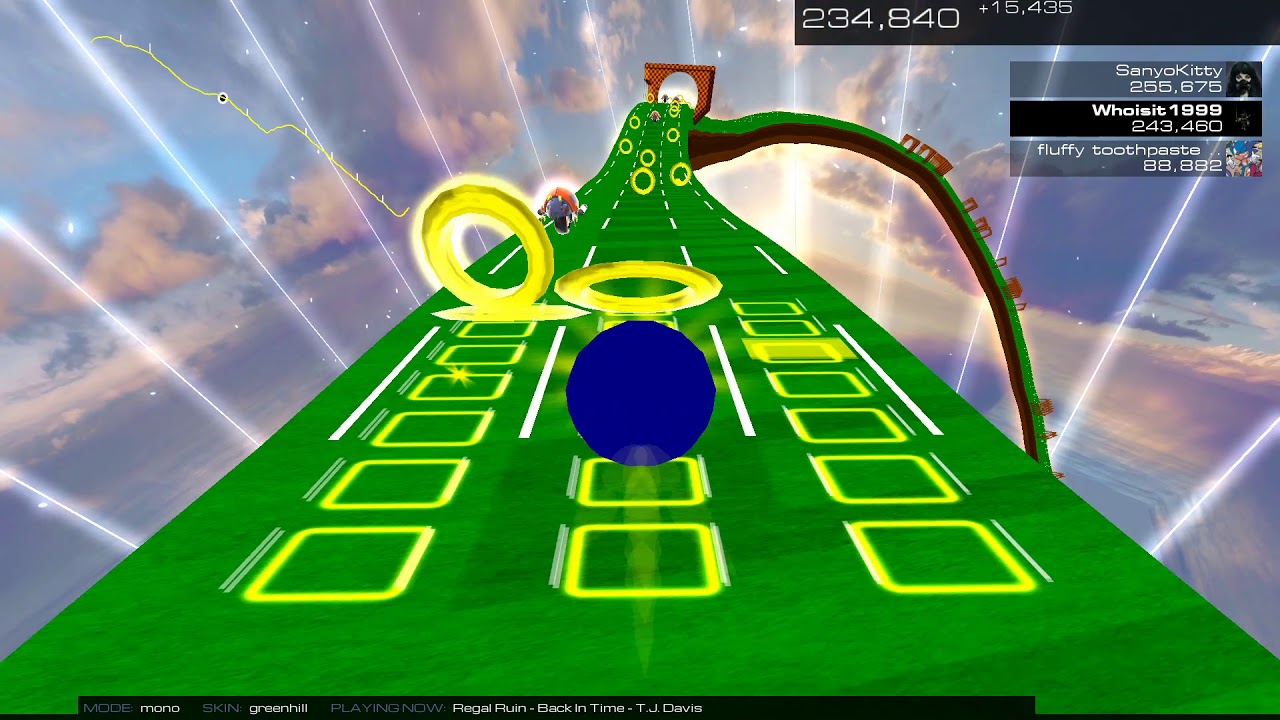 (Sonic skin makes a comeback.... Sort of) T.J. Davis - Back In Time ...