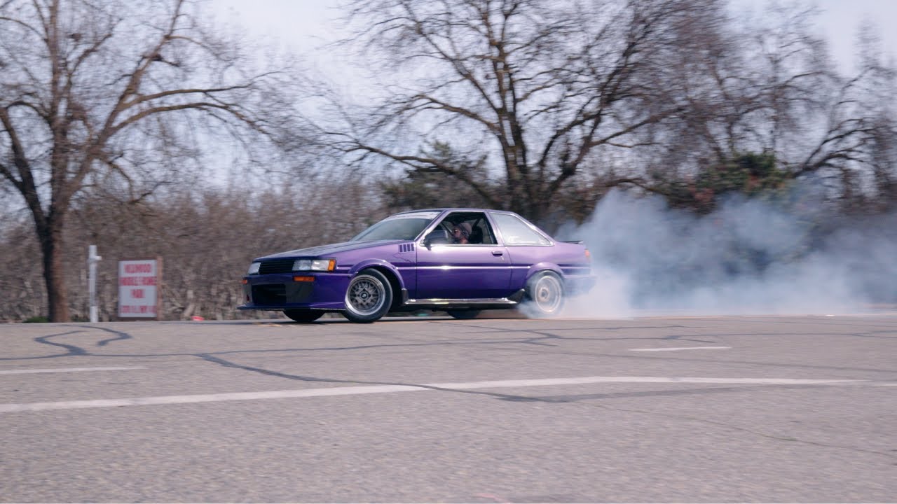 1UZ Swapped AE86 - YouTube