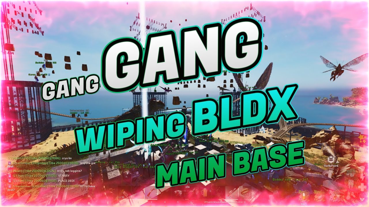 Wiping BLDX Main Base 2163 | Gang Gang | Ark Ascended Official PvP - YouTube