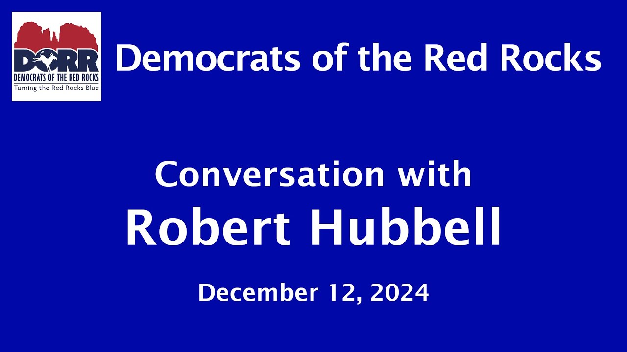 Conversation with Robert Hubbell 12 12 2024 - YouTube