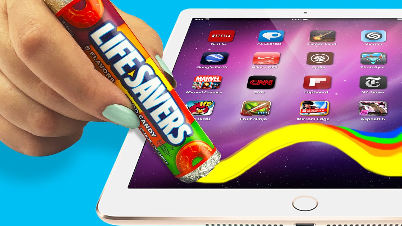 MAKE A STYLUS OUT OF CANDY!? ♥ DIY Touch Screen Stylus! - YouTube