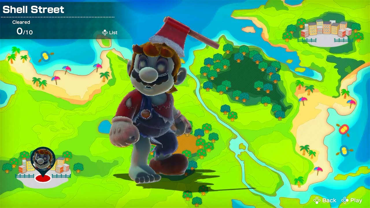 Super Mario Party - Challenge Road - Shell Street - Halloween Mario ...