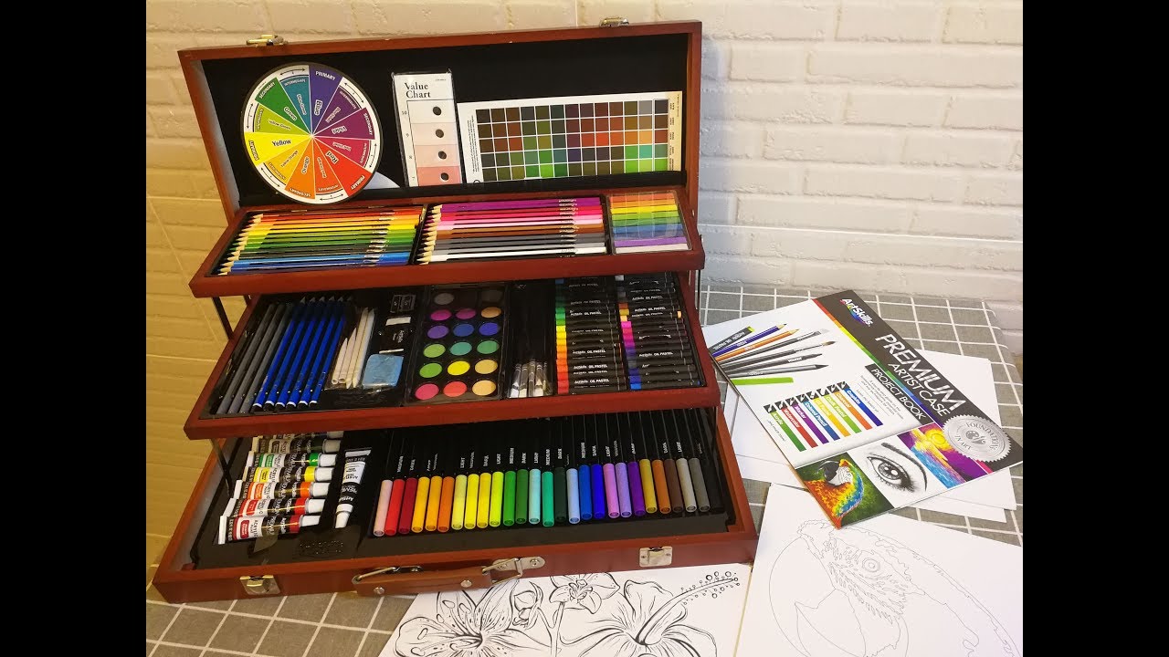 畫具介紹: ArtSkills Premium Artist Case - YouTube