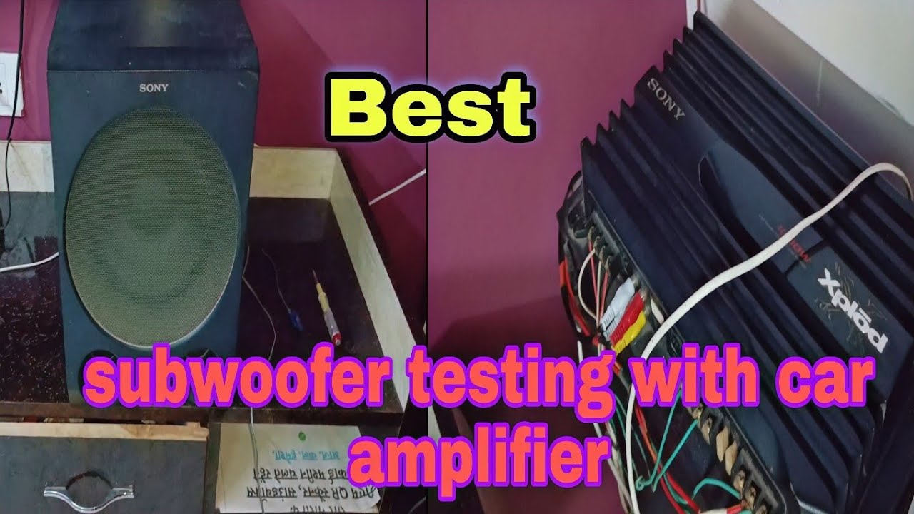 Sony subwoofer bass test || Sony HT IV 300 sub woofer || subwoofer test ...