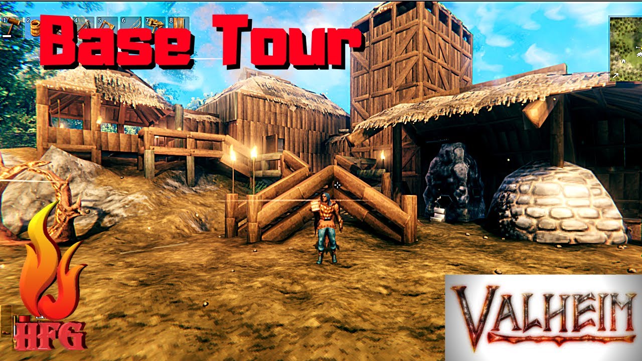 Valheim - Bronze Age Base Tour - YouTube