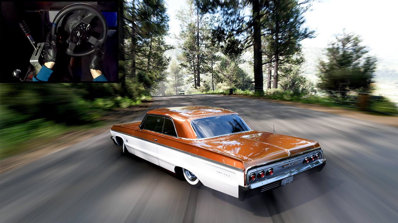 Chevrolet Impala Lowrider drifting - Forza Horizon 5 | Wheel Gameplay ...