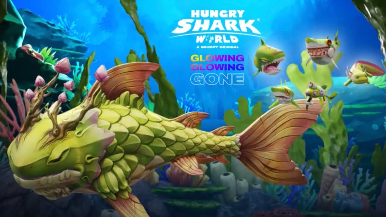 Gaia Take a Nap! after saving baby pets - Hungry Shark World - YouTube